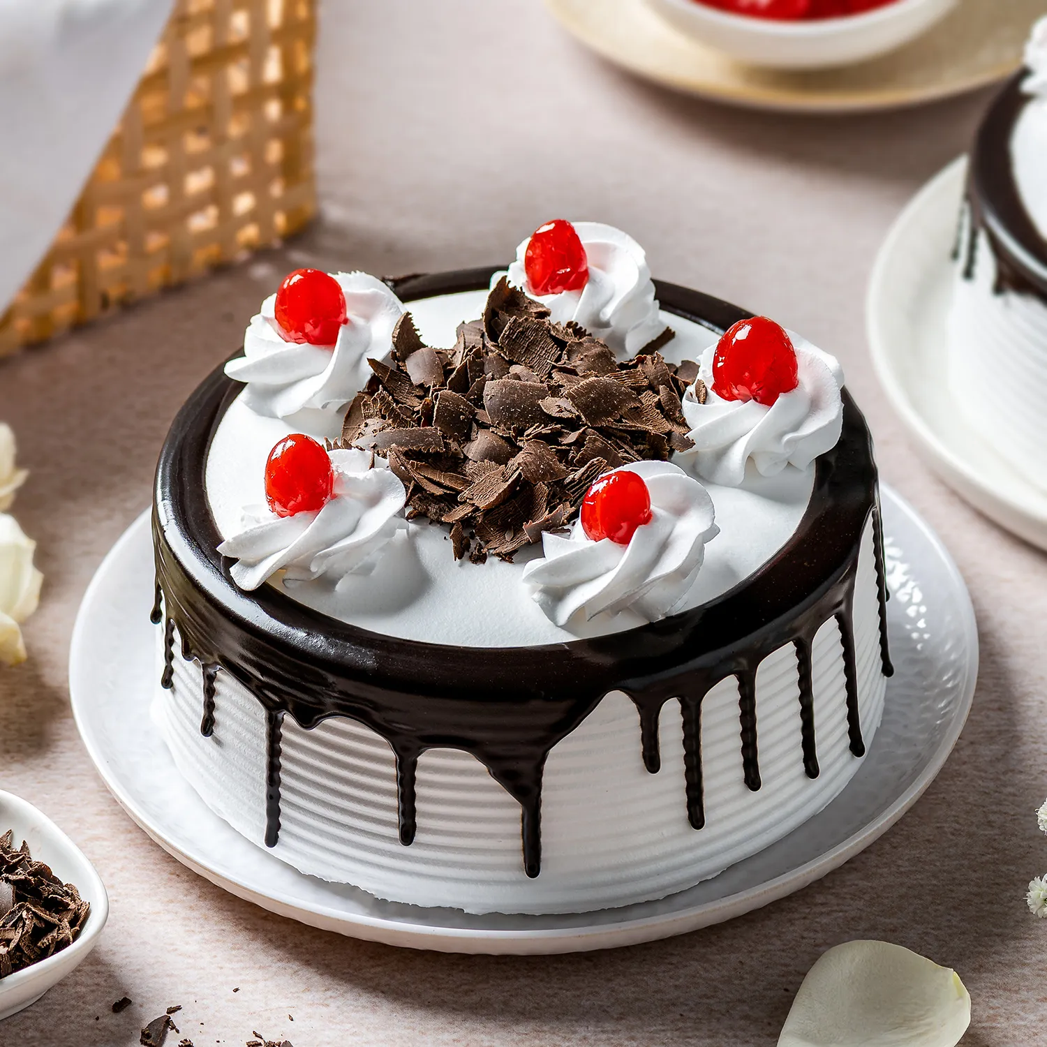Classic Hearty Black Forest Cake - Buy, Send & Order Online Delivery In India - Cake2homes